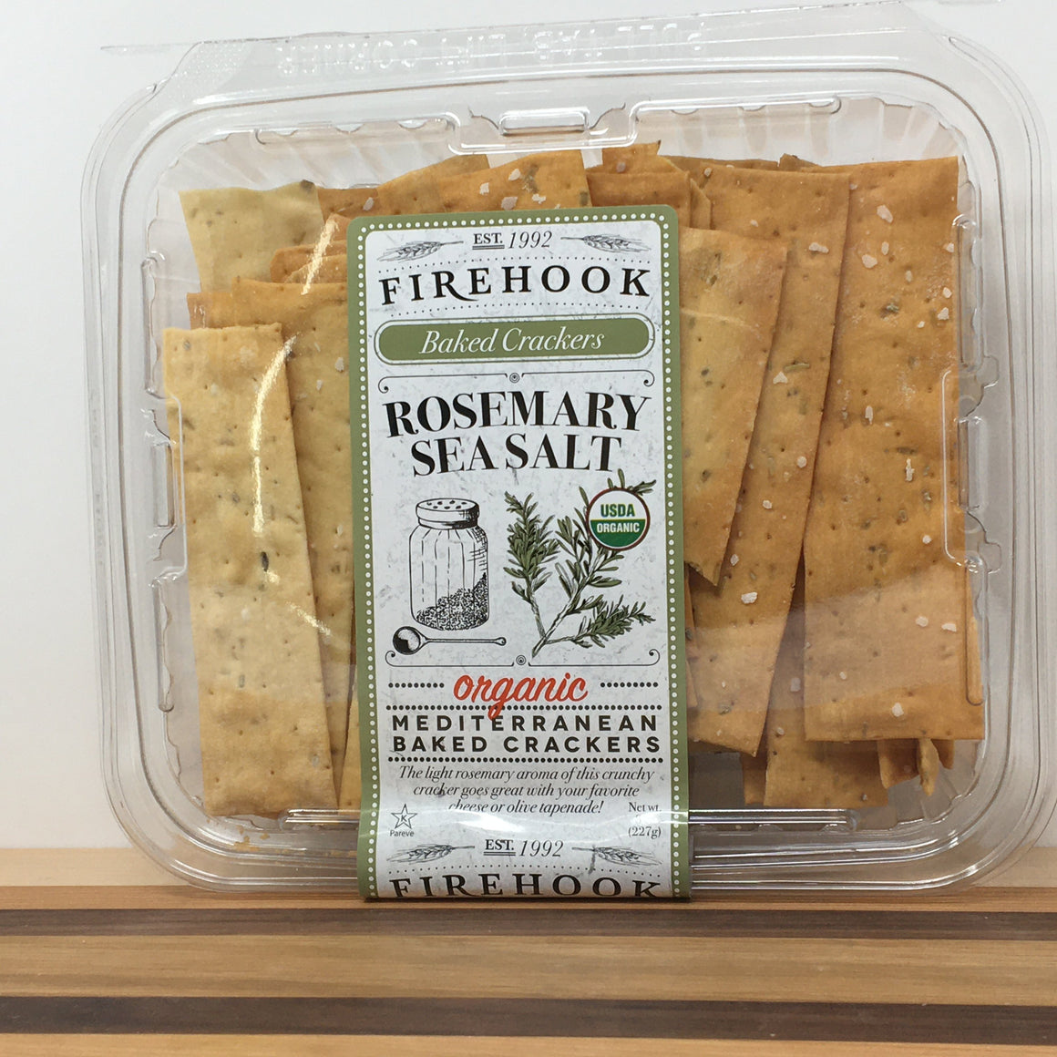 Firehook Rosemary Sea Salt Baked Crackers – Stand Alone Cheese